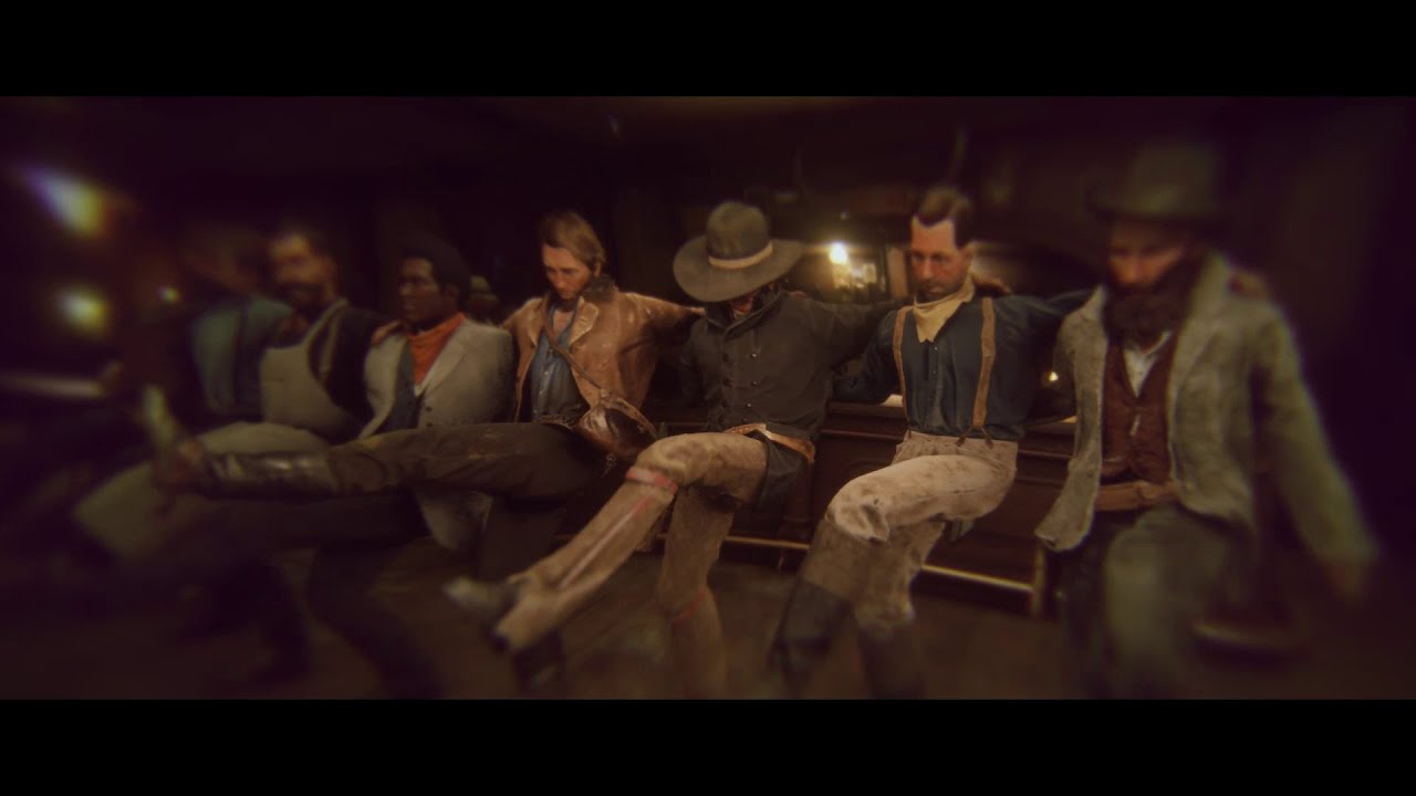 Red Dead 2 Redemption//Drink at the bar with Lenny - YouTube