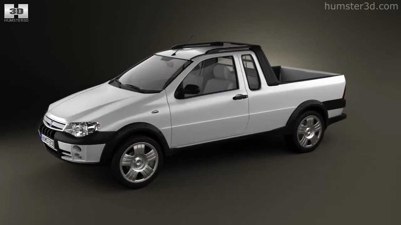 Fiat Strada III 2004 3D model by 3DModels.org - YouTube