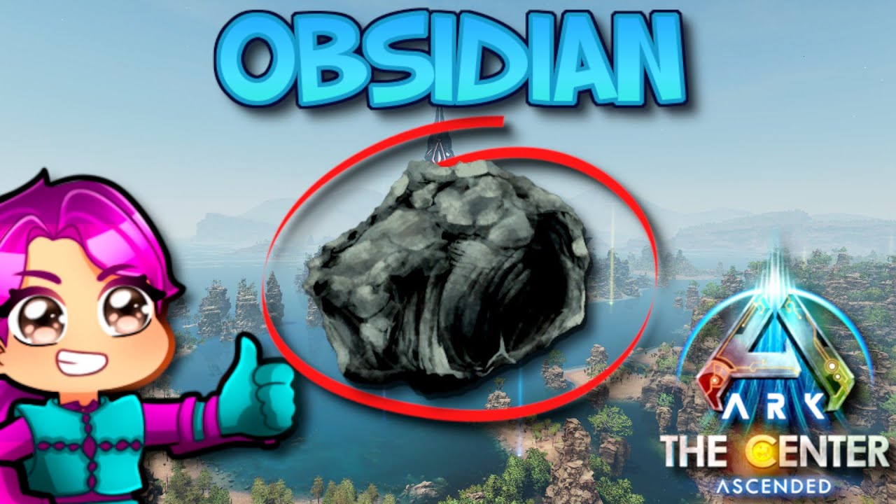 WHERE TO FIND OBSIDIAN - THE CENTER - Ark Survival Ascended - YouTube