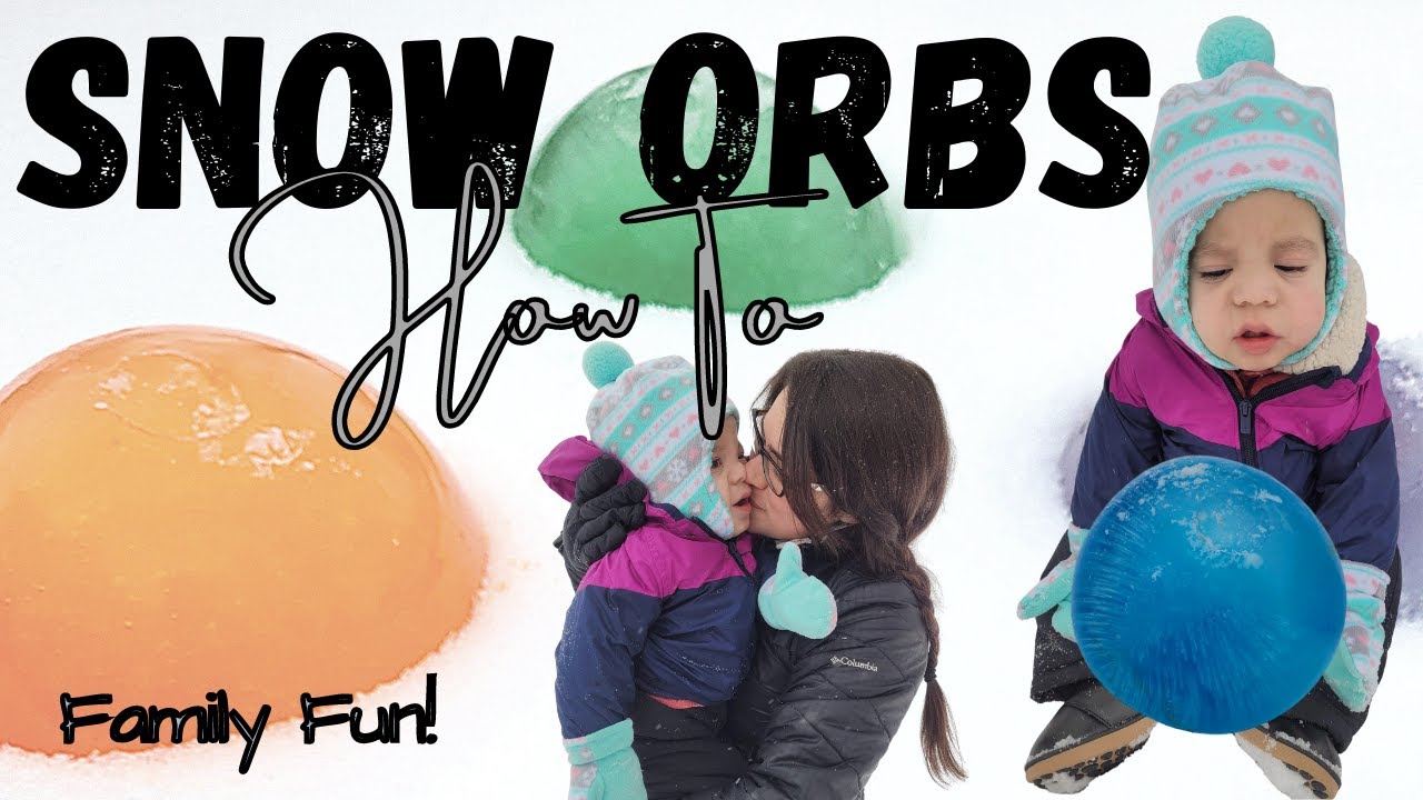 Snow Orbs | Snow Marbles | How To | #Shorts - YouTube