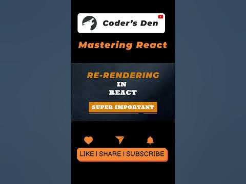Re-rendering in ReactJS? | Create Optimized React app | React interview Question #reactjs - YouTube