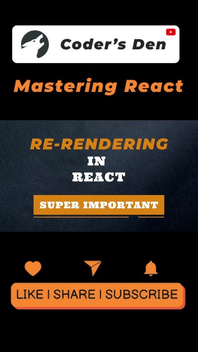 Re Rendering In Reactjs Create Optimized React App React Interview Question Reactjs Youtube
