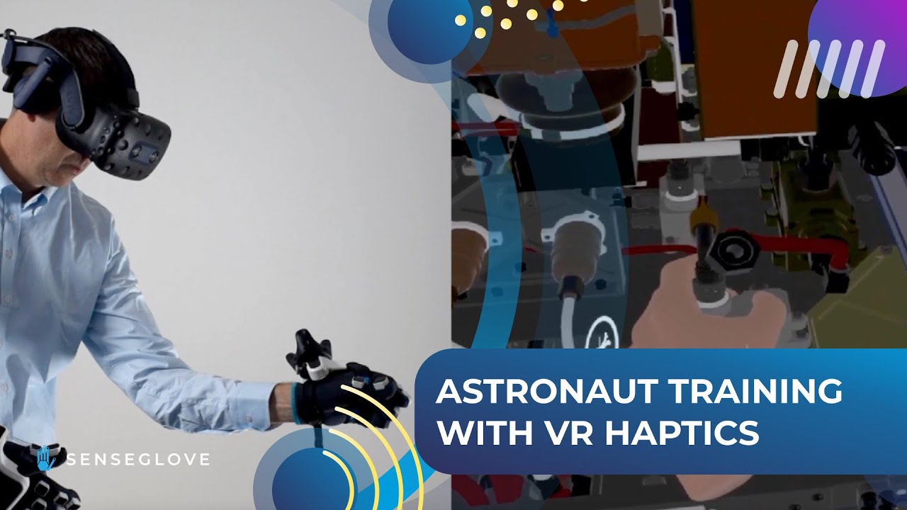 SenseGlove Case: Astronaut training with VR haptics - YouTube