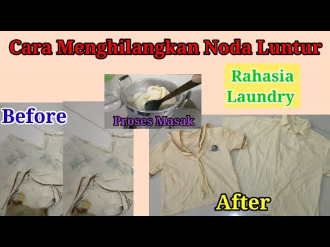 Cara Menghilangkan Noda Luntur Di Baju Berwarna - Rahasia Laundry - YouTube