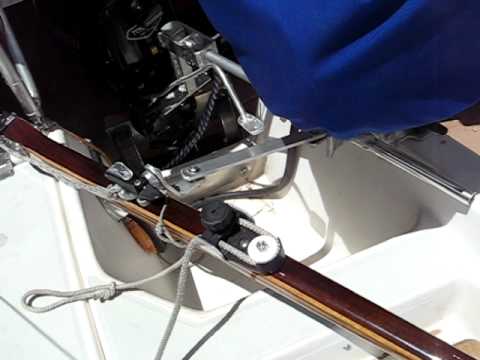 Connecting Tiller to Outboard Part 2 - YouTube