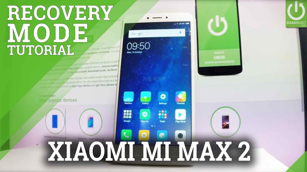 MUI Recovery Mode XIAOMI Mi Max 2 - Open & Quit XIAOMI Recovery - YouTube