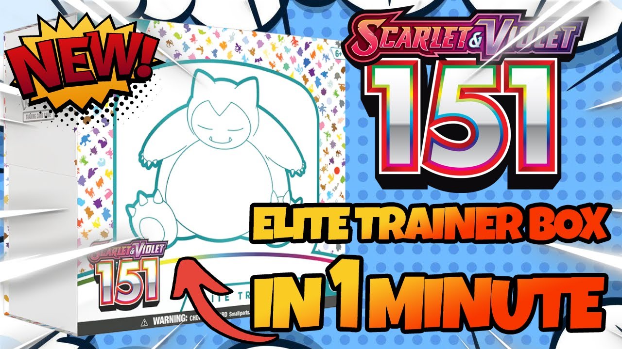 Opening a Pokémon 151 ETB in UNDER 1 MINUTE! - YouTube