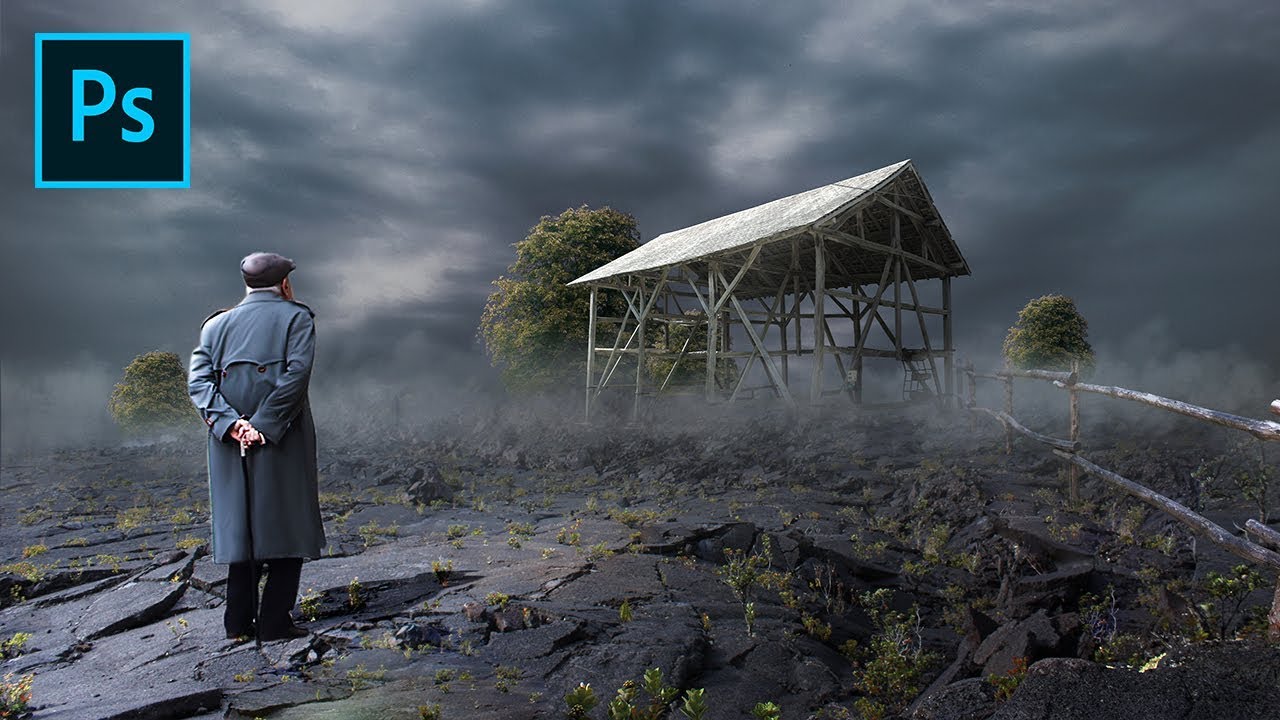 Photoshop Dramatic Manipulation Tutorial - Remember the Past - YouTube