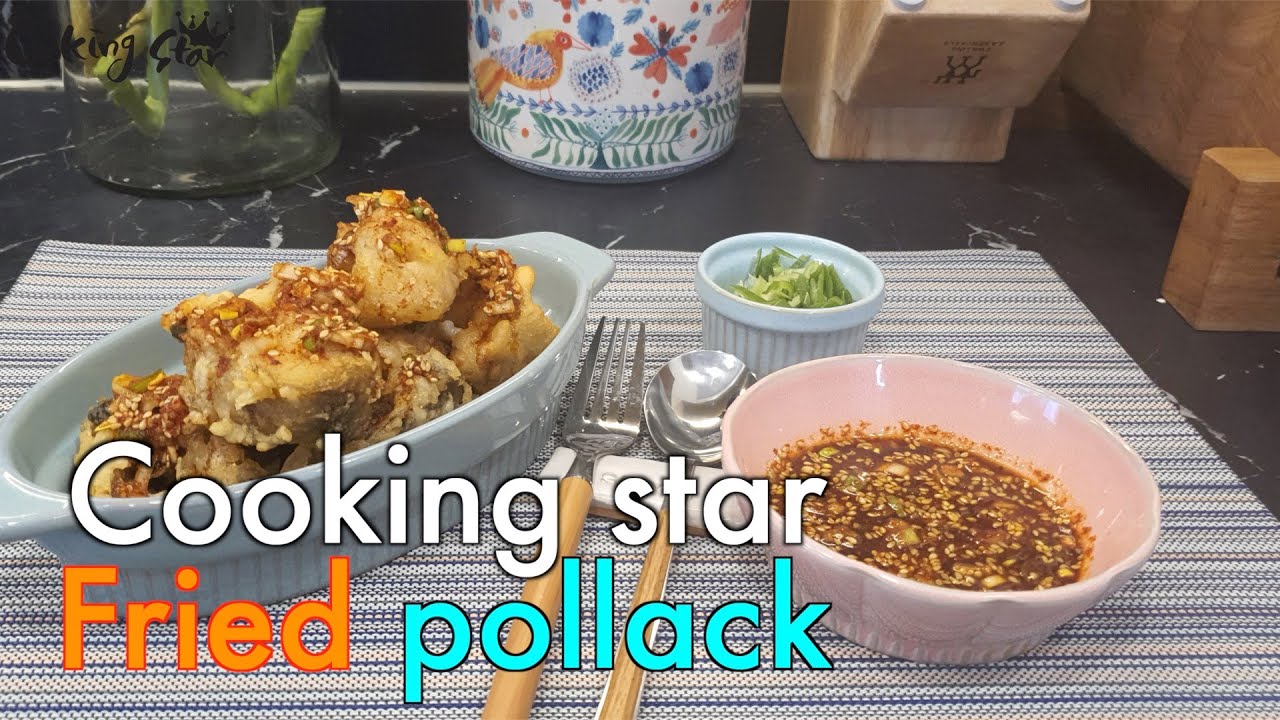 [k food] 후라이드 치킨만큼 맛있는 '코다리 강정튀김!!!' Fried Kodari(pollack), very simple ...