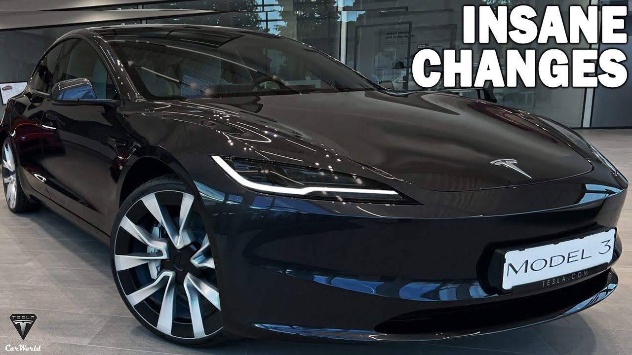 Review 4K! Tesla Model 3 HL Impress Driving Experience, Update Exterior ...