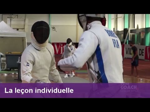 Hugues Obry, escrime - La leçon individuelle - YouTube