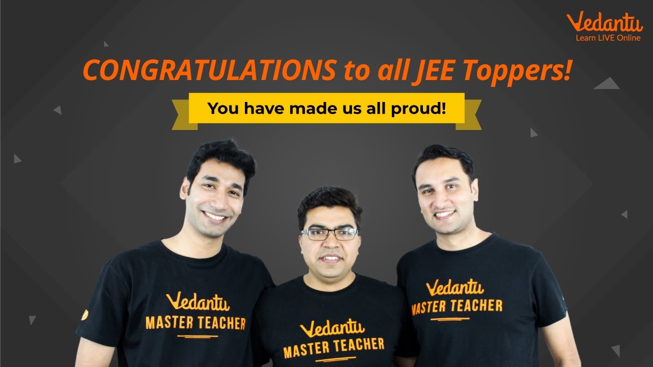 Congratulations To All JEE Toppers! You Have Made Us All Proud! - YouTube