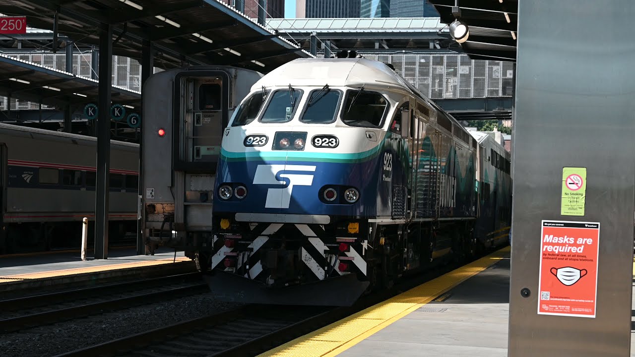 Sounder S Line departing King Street Station - YouTube