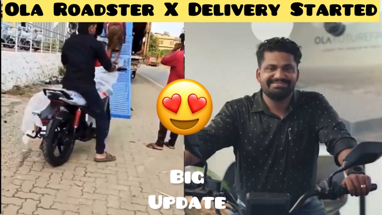 Ola Roadster X Delivery Started🥳| Big Update - YouTube