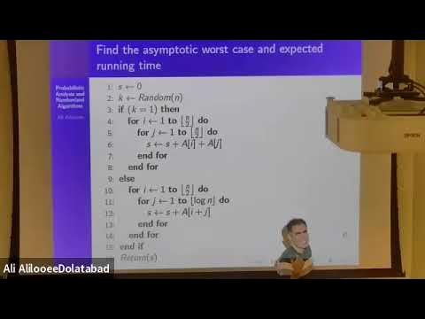 Probabilistic Analysis of Algorithms: Understanding Expected Running Time - YouTube