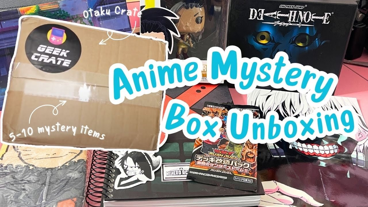 unboxing an ANIME mystery box 🌟 | opening my Otaku Crate from Geek ...