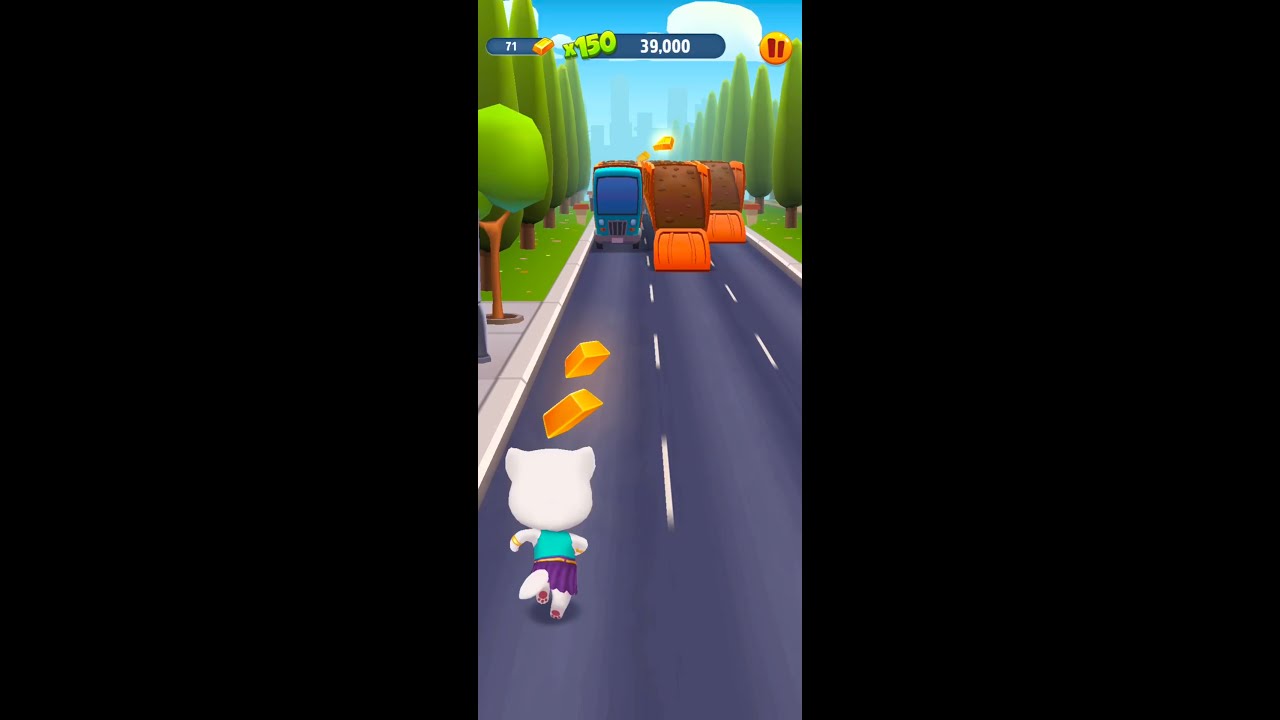 Talking Tom Gold Run Gaming play talking Tom running game play - YouTube