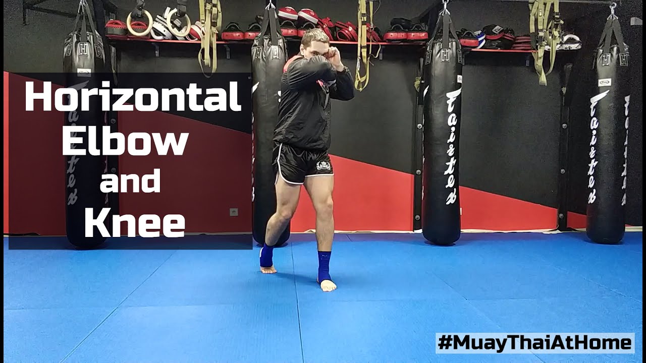 #5 Horizontal Elbow and Knee strike / Боковий удар Ліктем та удар ...