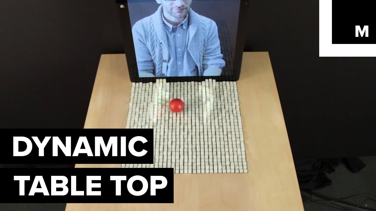 Furniture Comes to Life With Dynamic Surface - YouTube