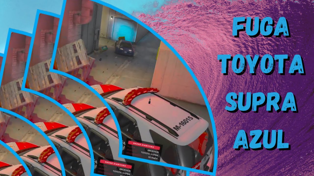 Fuga Toyota Supra Azul| Brasil Capital 5.0 | Força Tática | PM GTAV ...