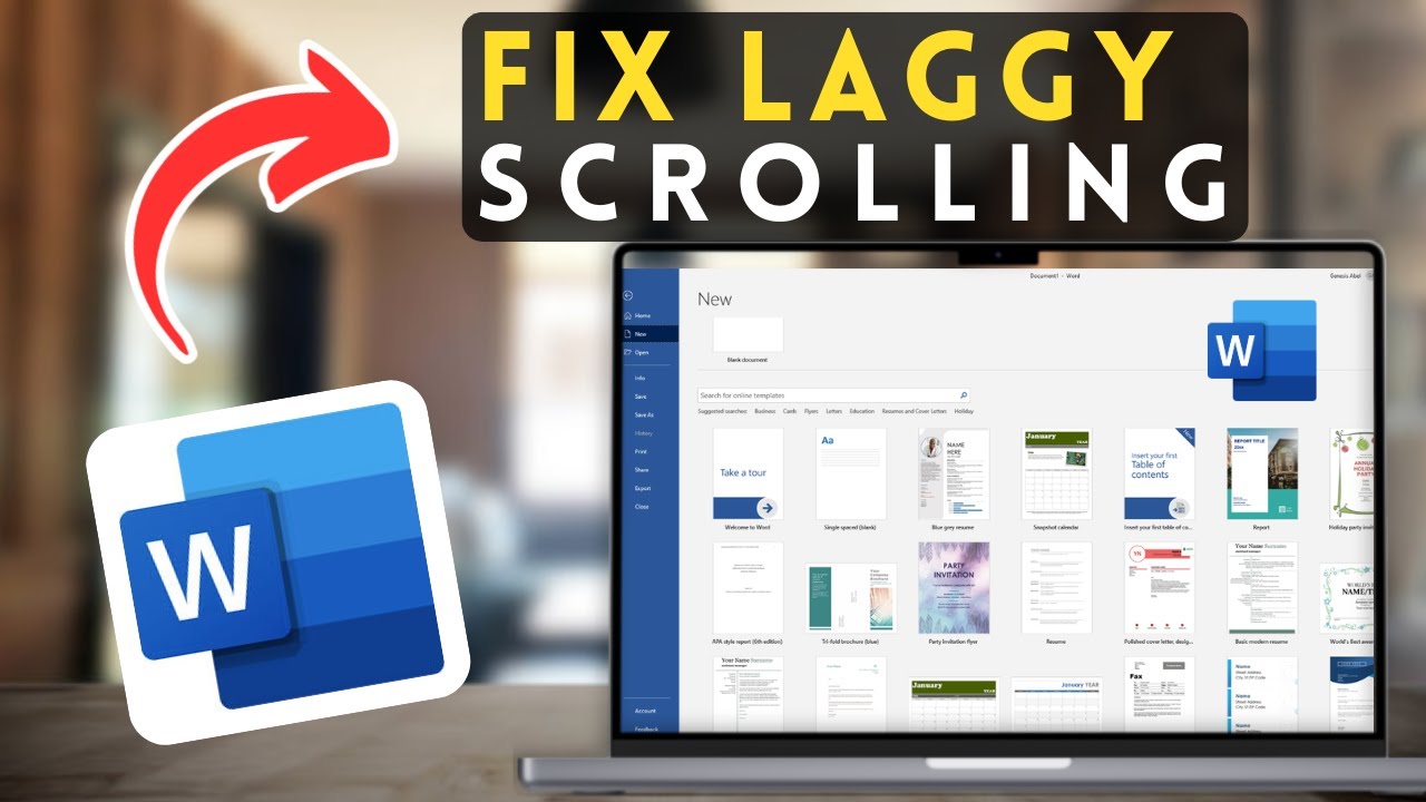 How to Fix Slow and Laggy Scrolling in MS Word | Microsoft Word ...