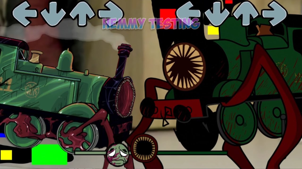 FNF Thomas and Friends ALL PHASES vs Thomas Railway Showdown Sings ...