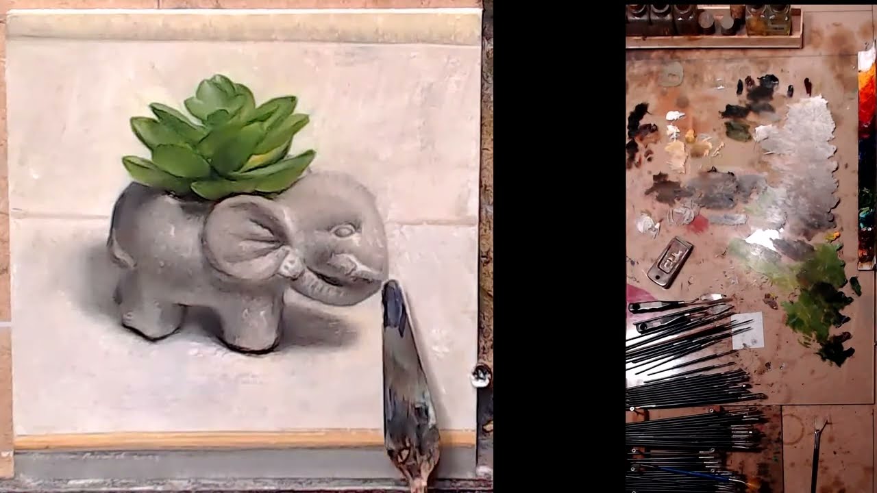 Still life oil painting demo time lapse - YouTube