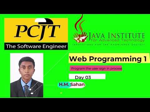 Program the user sign in process - YouTube