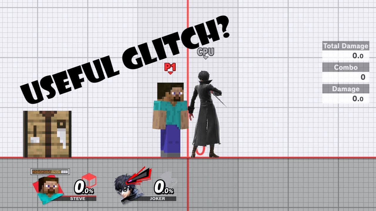 Smash Ultimate Steve Glitch - YouTube