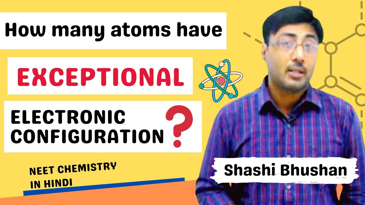 How many atoms have exceptional electronic configuration? - YouTube