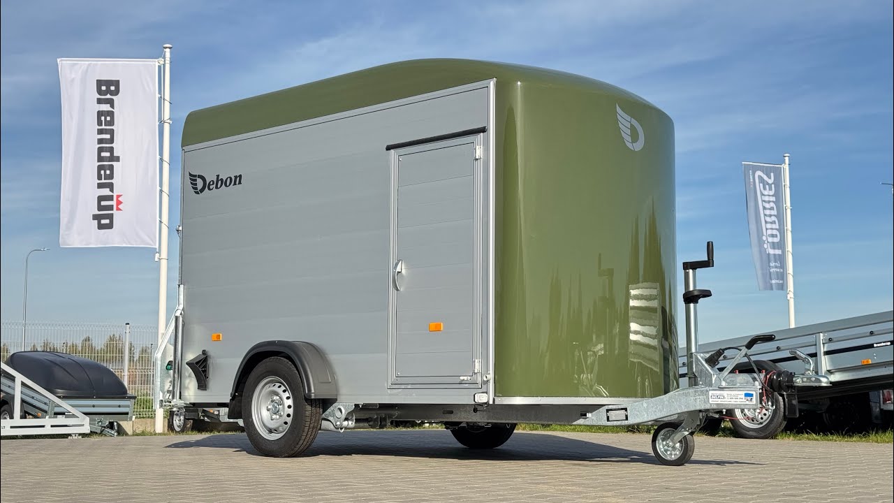 Debon C300 ALU + drzwi | 1300 kg / 300 x 155 cm | Przyczepy Delfin ...