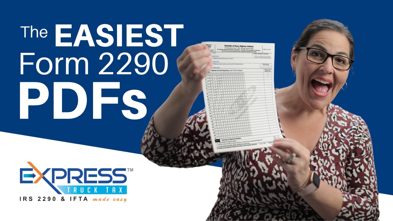 The Easiest Way To Download a Completed Form 2290 pdf for 2022 - YouTube