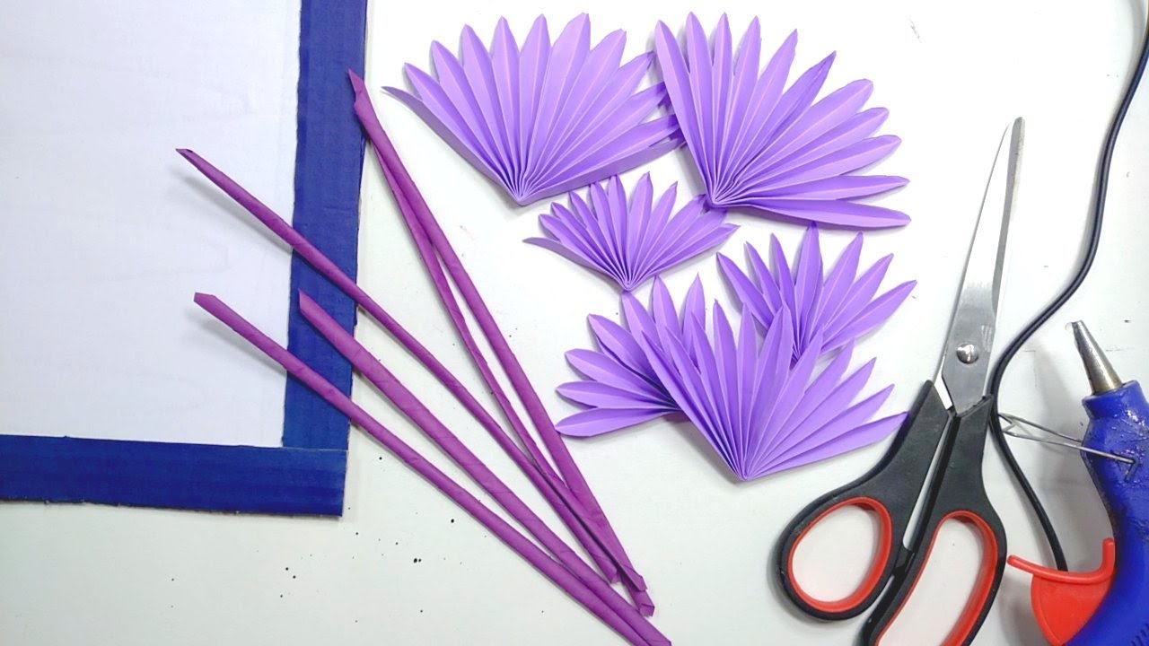 How to make beautiful paper wall hanging / A4 kadadasi mal nirmana / a4 ...