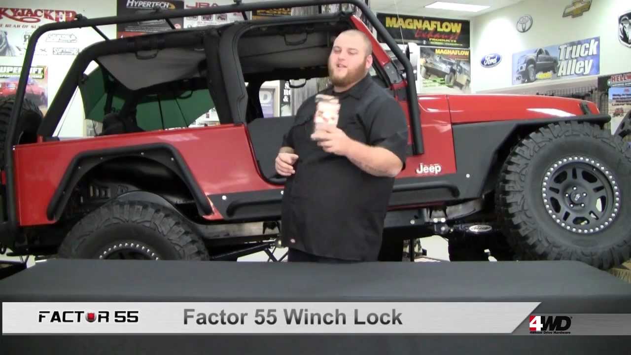 4WD Factor 55 Winch Lock - YouTube