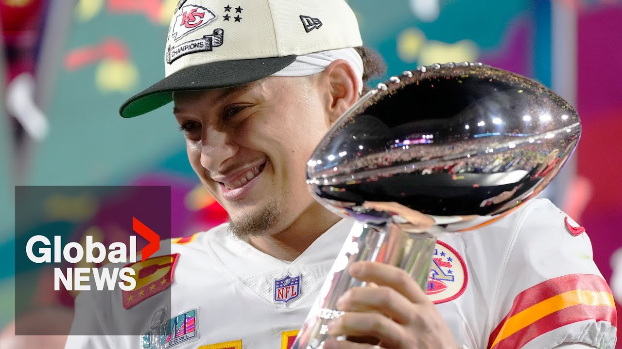 Super Bowl 2023: MVP Patrick Mahomes credits offensive line after ...