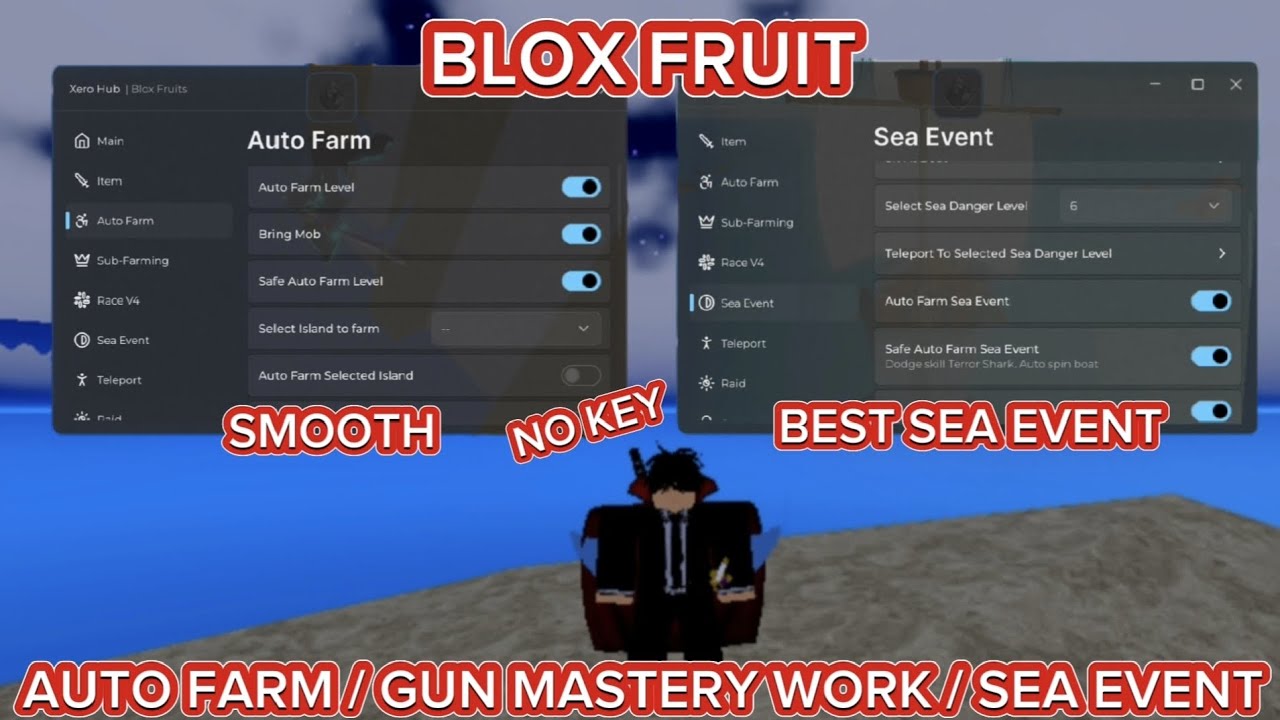 Blox Fruit Script | AUTO FARM | FRUIT & GUN MASTERY | RAID | RACE V4 ...
