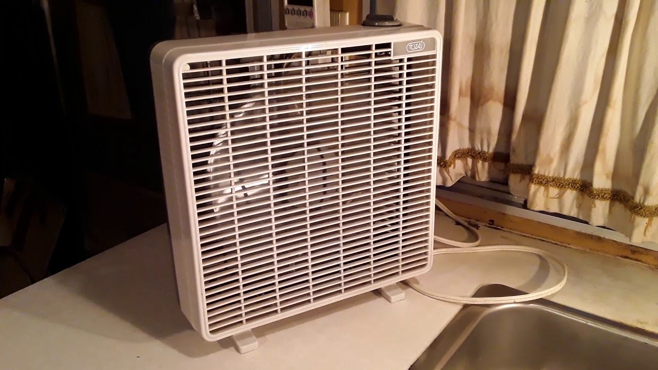 1997 Tozai 10" Box Fan Model DB-100 - YouTube