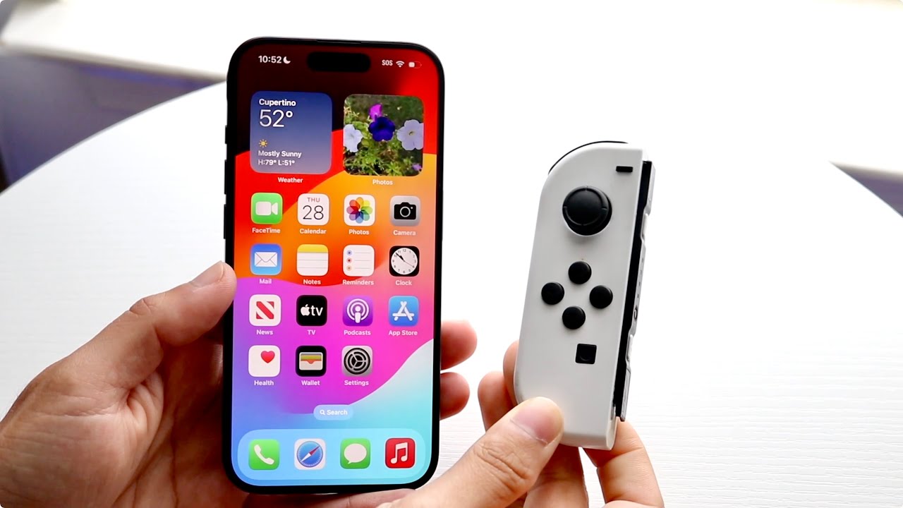 How To Connect Switch JoyCon To iPhone 15/iPhone 15 Pro! - YouTube