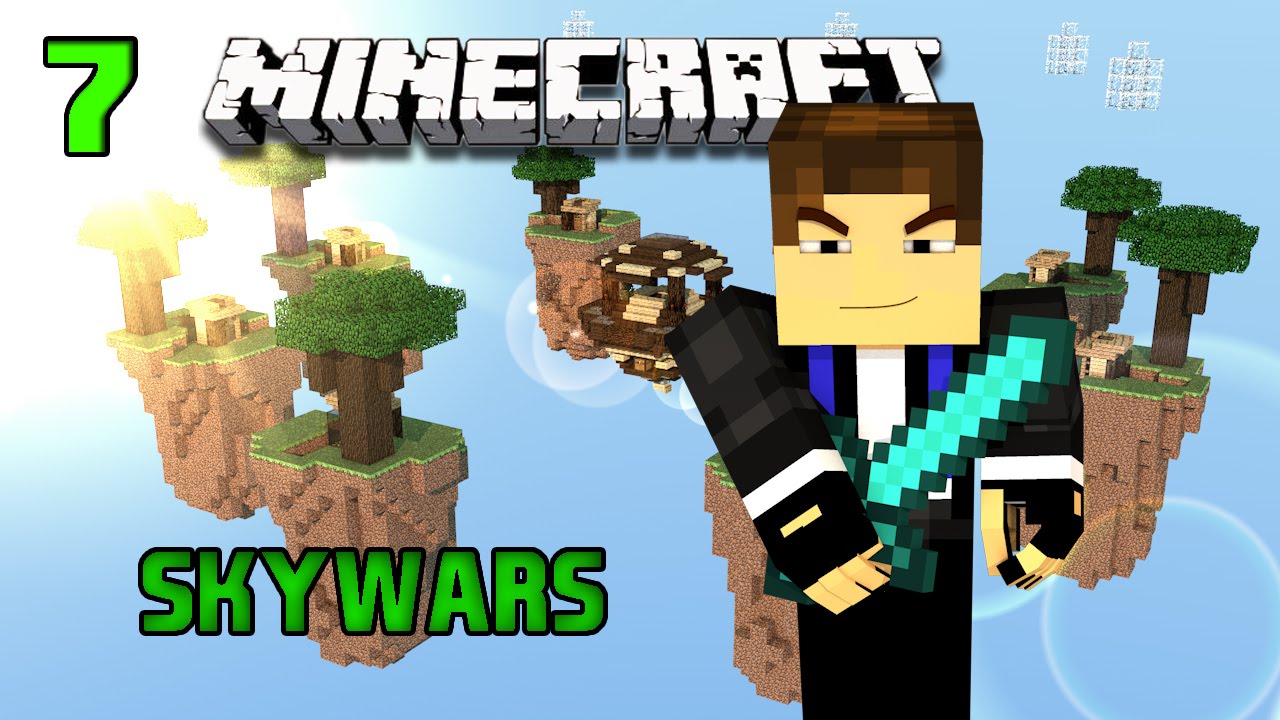 MINECRAFT SKYWARS # 7 A MELHOR PARTIDA! PVP LOUCO!!! - YouTube