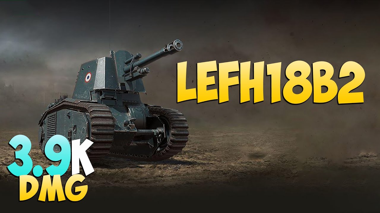 leFH18B2 - 4 Kills 3.9K DMG - Toxic! - World Of Tanks - YouTube