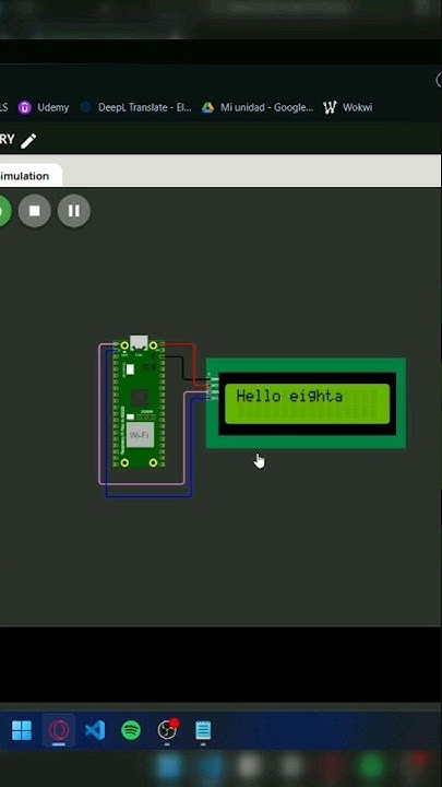 USO DE DISPLAY LCD 16*2 CON RASPBERRY PI PICO #python #technology #programming #lcd #raspberrypi ...