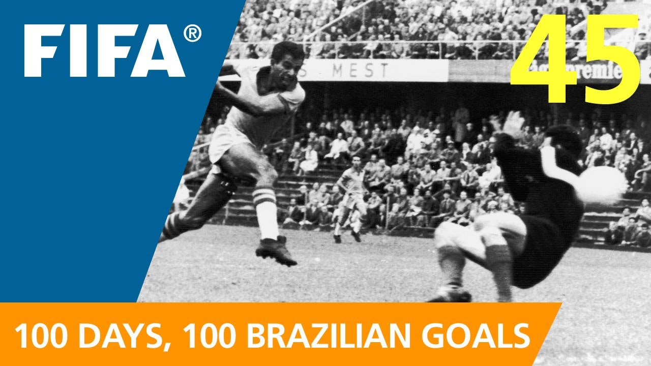 100 Great Brazilian Goals: #45 Vava (Sweden 1958) - YouTube