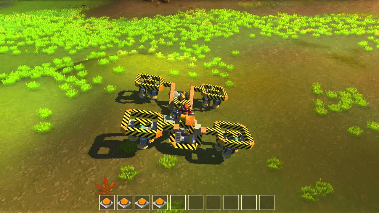 Scrap Mechanic - Quad Copter flying machine - YouTube