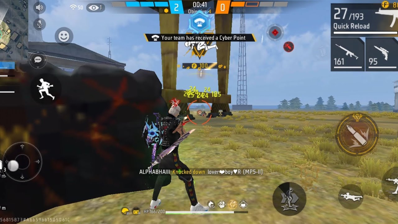 FF CS RANKED MP5 IN LONG RANGE | FREE FIRE GAMING - YouTube