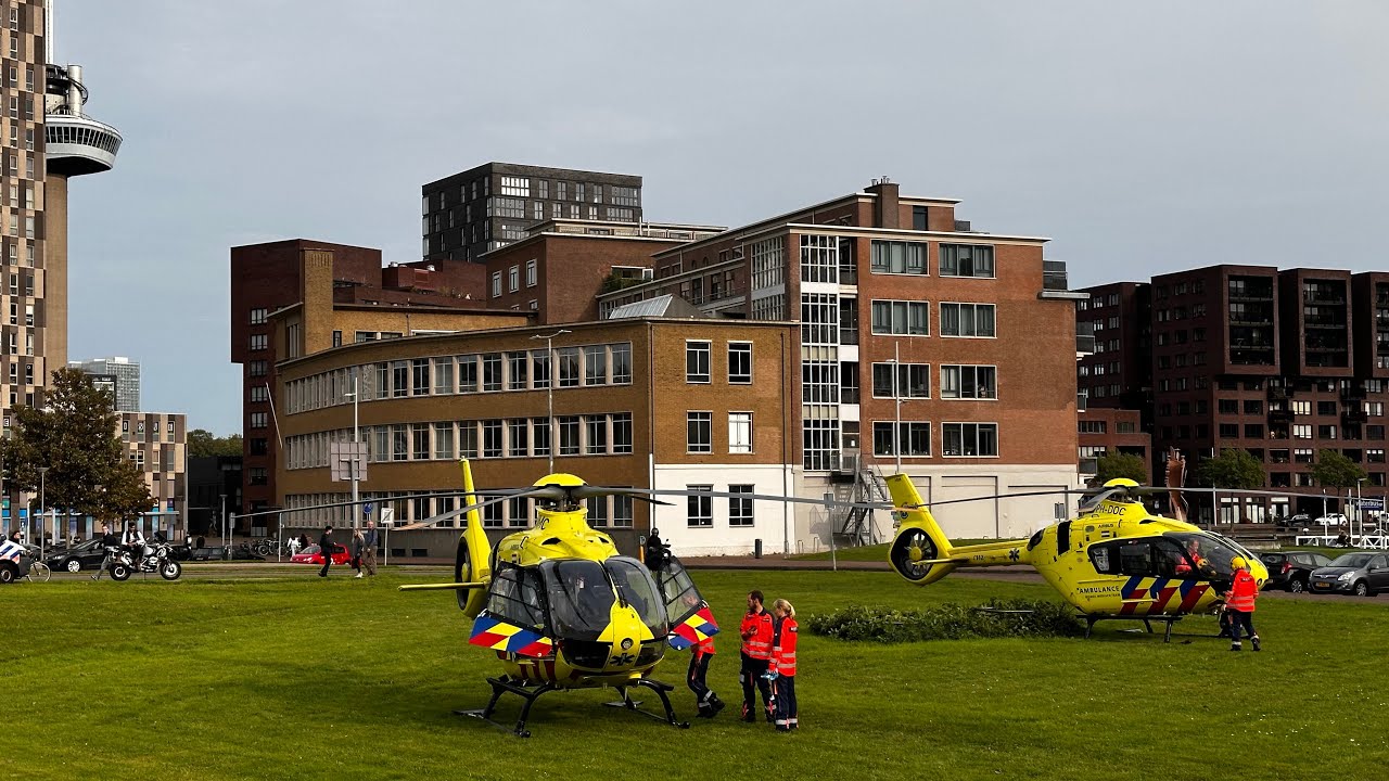 Ambulance TraumaHelikopter- Rotterdam -Netherlands 28-09-2023 - YouTube