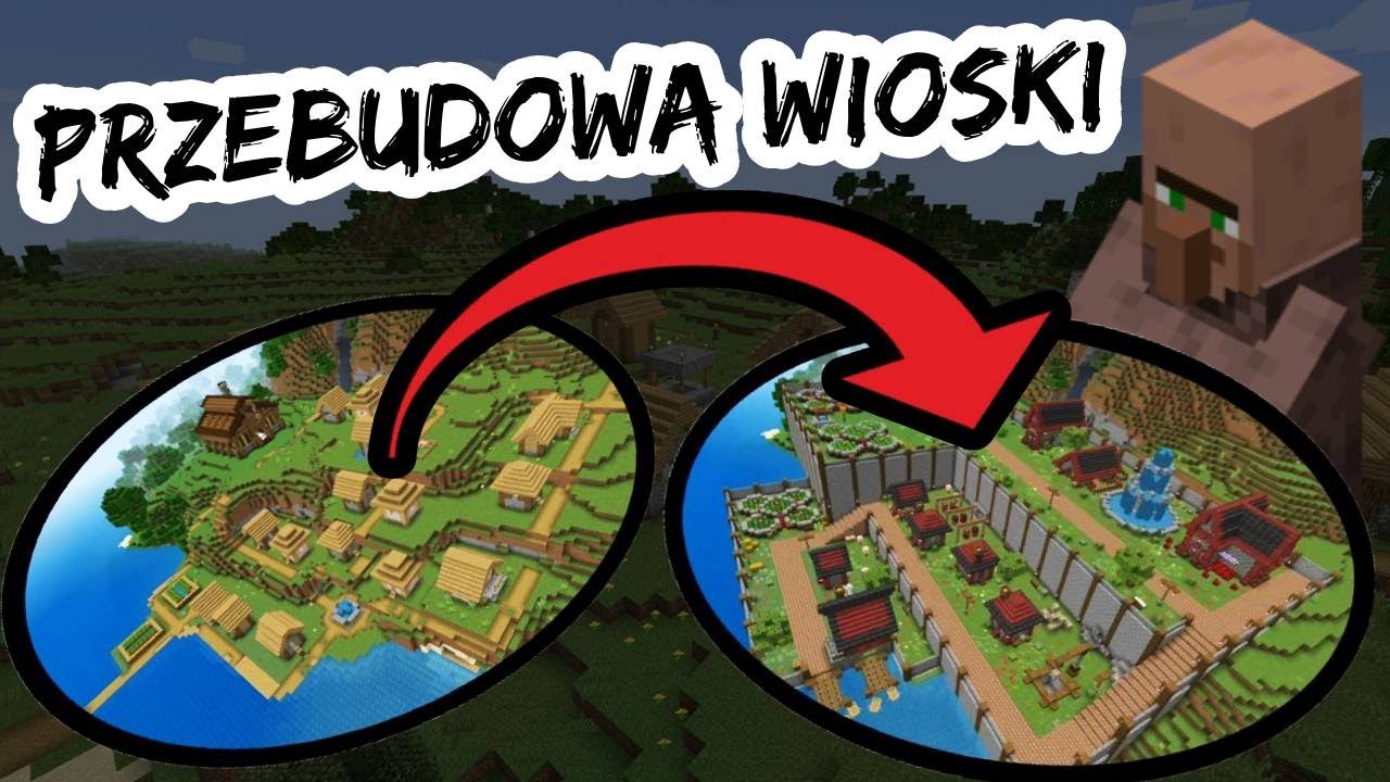 Przebudowałem CAŁĄ wioske w Minecraft Survival - Epicka Transformacja ...