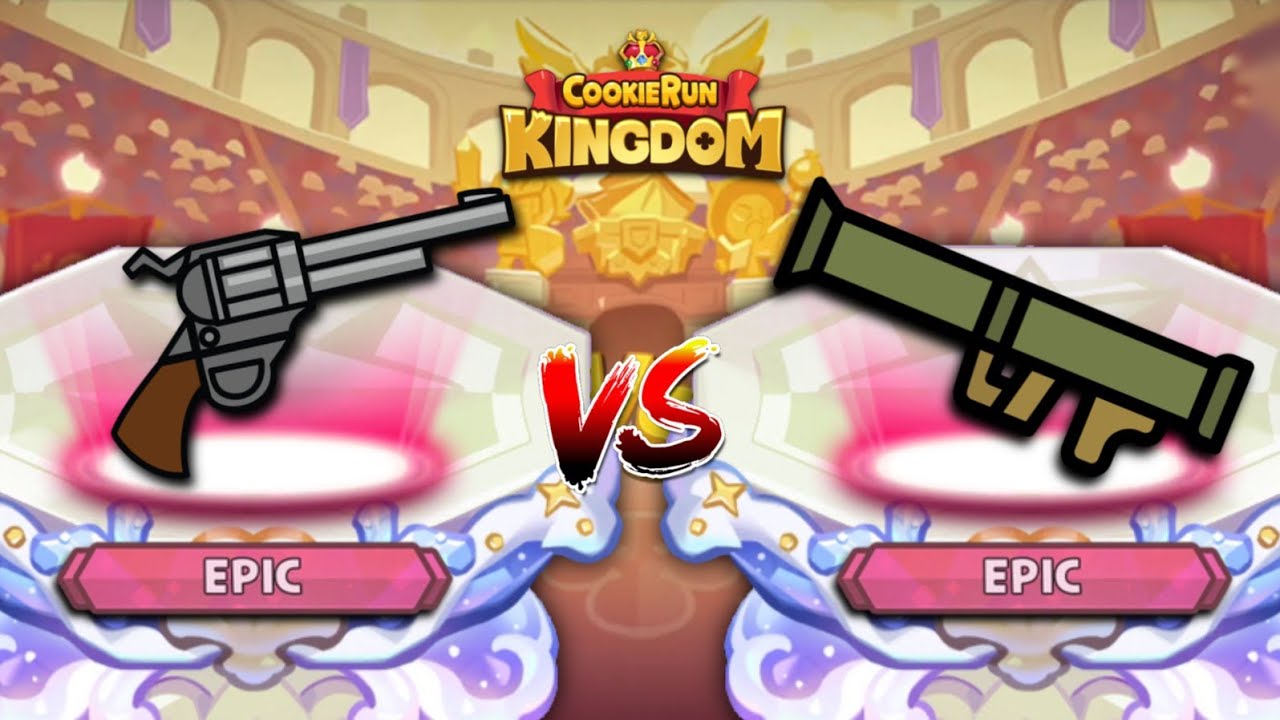 Cookie with pistols vs Cookie with cannon - YouTube