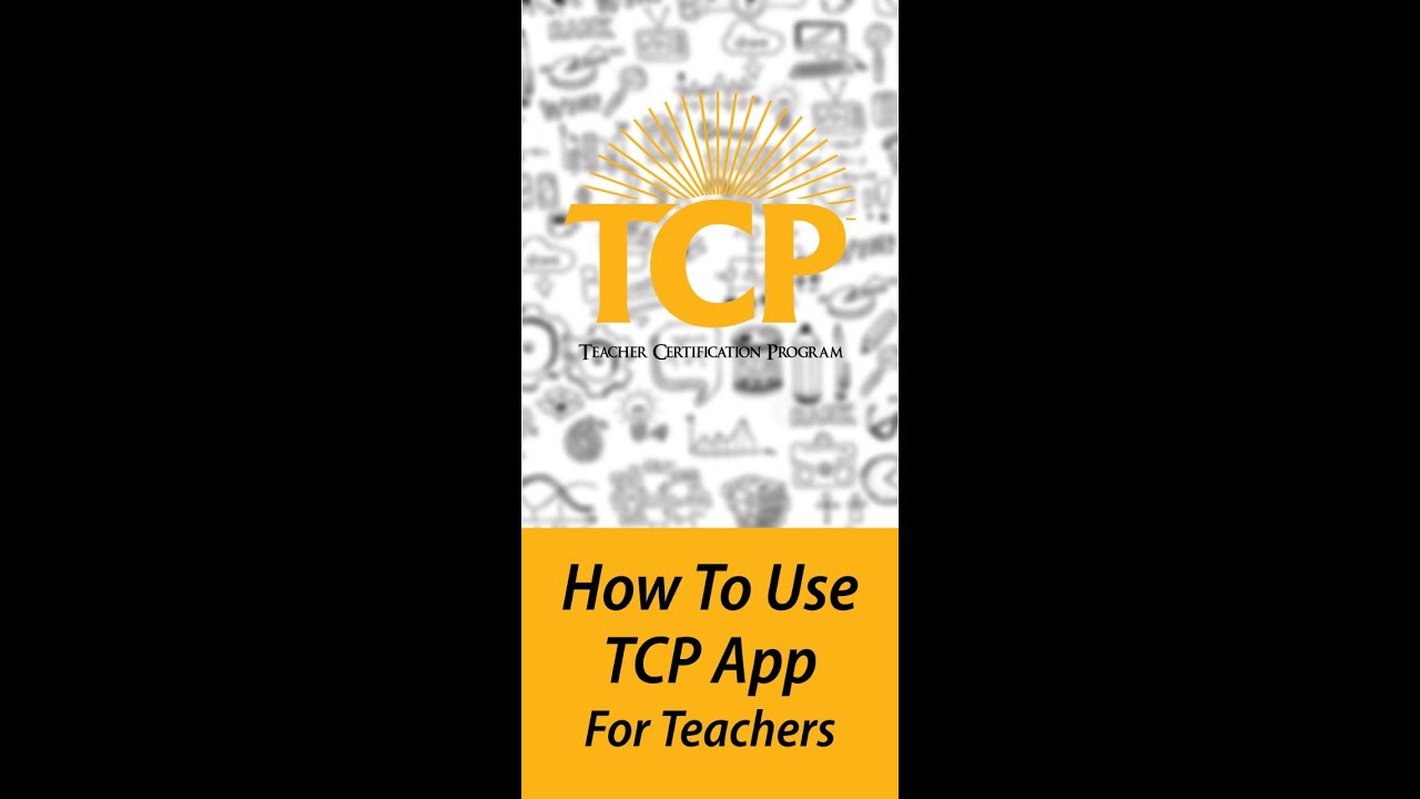 How To Use TCP App For Teacher - A Comprehensive Tutorial - YouTube