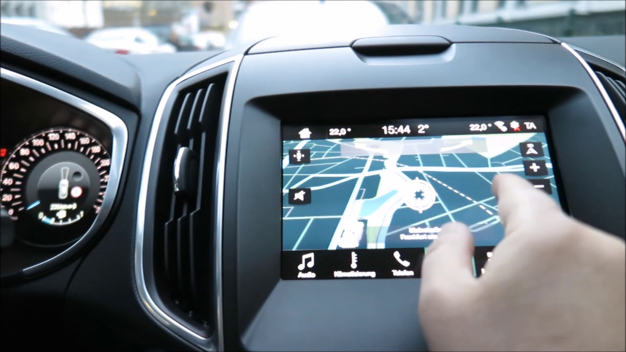 Navigation mit Ford SYNC3 im Ford S-Max (2017) - YouTube