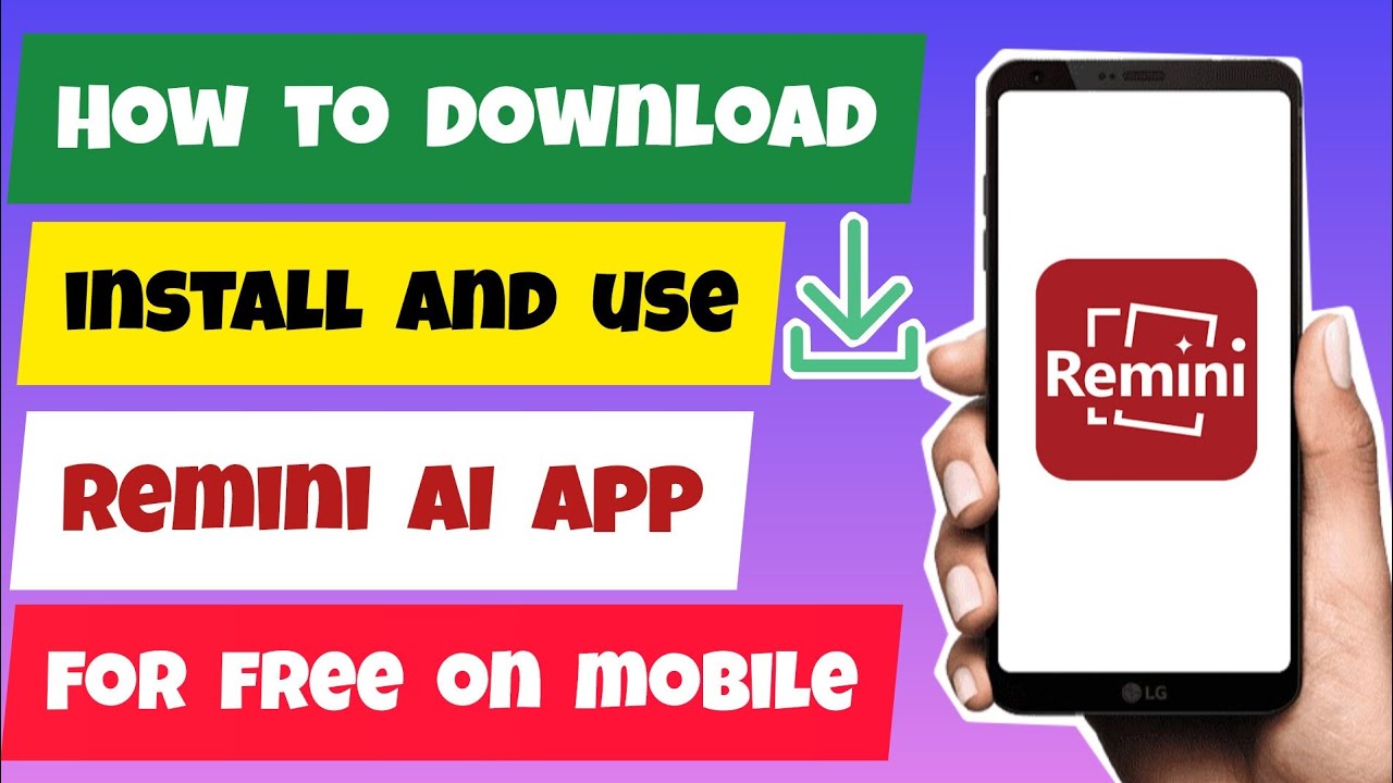 How to Download and Install Remini App – AI Image Generator - YouTube
